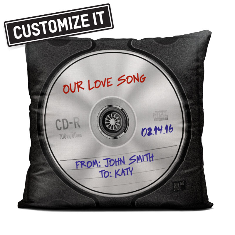 Compact Disc - Throw Pillow - buymecool